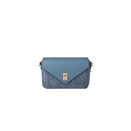 Giulia Monti Schultertasche Stahlblau