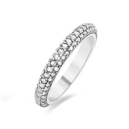 Luxenter Ring aus 925er Sterlingsilber mit Zirkonia, rhodiniert &ndash; Kay
