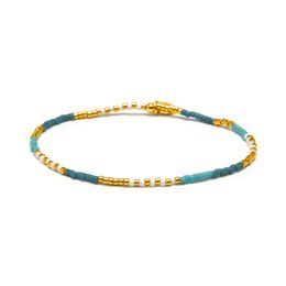 Luxenter Armband aus mehrfarbigem Kristall mit 18 Karat Gelbgold-Finish &ndash; Sisak