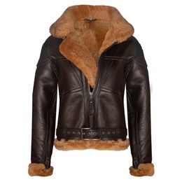 RAF-Fliegerjacke aus Schaffell f&uuml;r Damen &ndash; Albany