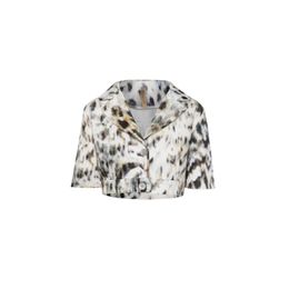 Animal Print Crop Jacket