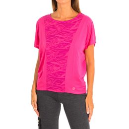 ZUMBA Damen Kurzarm-Rundhals-Sport-T-Shirt Z1T00685