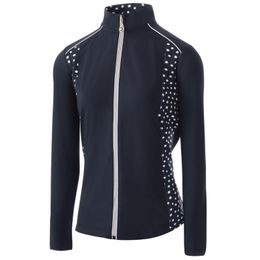 Island Green - Pullover Abgerundeter Saum f&uuml;r Damen (Marineblau/Wei&szlig;)