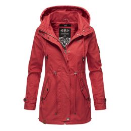 Marikoo leichte Damen &Uuml;bergangsjacke mit abnehmbarer Kapuze