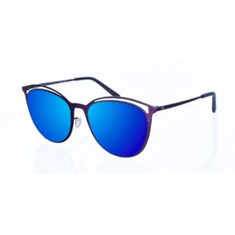 Clarinha Damen-Sonnenbrille aus Metall in ovaler Form