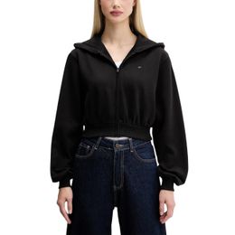 Tommy Hilfiger Rei&szlig;verschluss-Cropped Hoodie