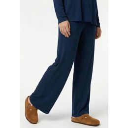 Long Viscose Pants MARINEBLAU