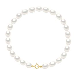 Armband aus echten S&uuml;&szlig;wasser-Zuchtperlen, Reiskorn 4-5 mm