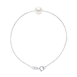 DIADEMA - Armband - Echte S&uuml;&szlig;wasserperlen - Silber