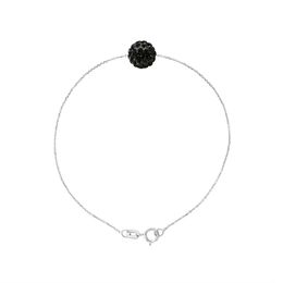 DIADEMA - Armband Toi & Moi - S&uuml;&szlig;wasserperle & wei&szlig;e Kristallkugel - Love Jewelry Collection