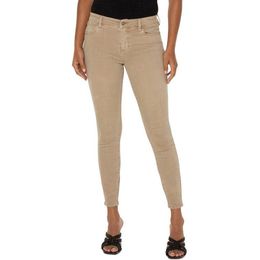Piper Hugger Single Skinny Jeans in Biscuit Tan
