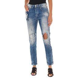 Met Damenjeans mit langem Trageeffekt 10DBF0667