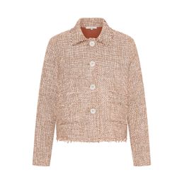 Bugatti Damen Boucl&eacute;-Jacke Baumwoll-Mix