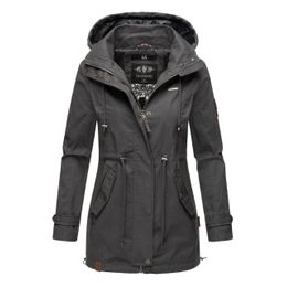 Marikoo leichte Damen &Uuml;bergangsjacke mit abnehmbarer Kapuze