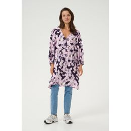 Kaffe Kleid Loose fit black multi