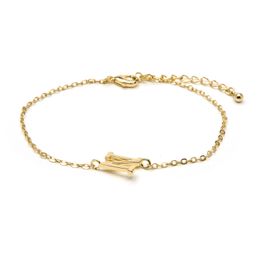 Luxenter Armband mit 18-kar&auml;tiger Gelbgold-Oberfl&auml;che &ndash; Alphabet