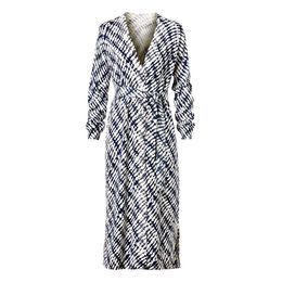 Floh-Cardigan Marineblau/Wei&szlig;