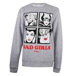 Disney - "Bad Girls" Sweatshirt Rundhalsausschnitt f&uuml;r Damen (Grau)