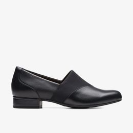 Clarks Juliet Gem Black Leather Schuhe
