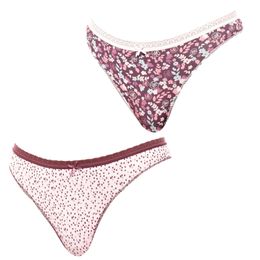 2er-Pack Baumwoll-Tangas &bdquo;Coquettes&ldquo; 1030787 f&uuml;r Damen