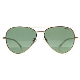 Polaroid PLD 4186/G/S/X J5G UC gold gr&Atilde;&frac14;n polarisierte Sonnenbrille