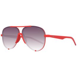Polaroid Unisex Rote Sonnenbrille
