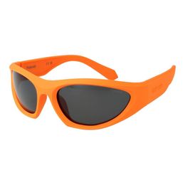 Polaroid orangefarbene Kunststoffsonnenbrille