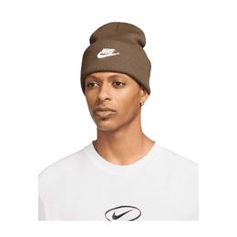 Nike - "Futura Peak" M&uuml;tze f&uuml;r Herren/Damen Unisex (Mosswood Braun/Wei&szlig;)