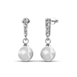 Mercury Ohrringe - Silber und Kristall