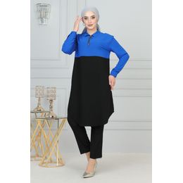 Rei&szlig;verschluss Detailed Tunika Indigo