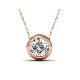 Mond-Anh&auml;nger - Rose Gold und Kristall