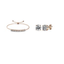 Mary Crystal Mia Sets - Ros&eacute;gold und Kristall