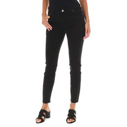 Met Lange Denim-Hose aus elastischem Stoff 10DB50255-G239 Frau