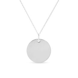 40cm Silberkette und 22mm Medaille