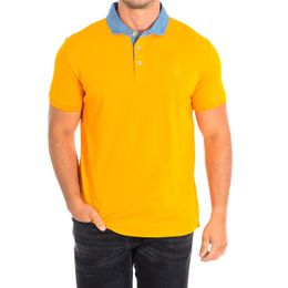 U.S. Polo Assn. DESM Kurzarm-Polo mit kontrastierendem Reverskragen 61460 man