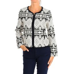 Lang&auml;rmelige Zwischensaison-Jacke 9004 woman