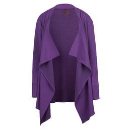 Langer Cardigan mit offener Vorderseite aus Strick