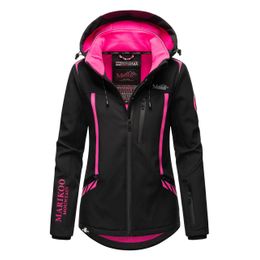 Marikoo Damen Softshelljacke &ndash; Mount-Cho-Oyu mit abnehmbarer Kapuze