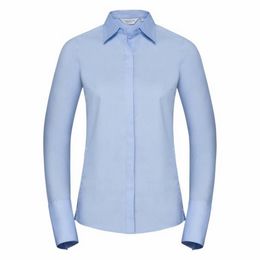 Russel Athletic Russell - Lang&auml;rmelige Stretch-Bluse - Damen (Hellblau)