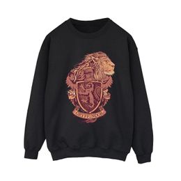 Harry Potter - "Gryffindor" Sweatshirt f&uuml;r Damen (Schwarz)