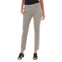 Met Lange Denim-Hose aus elastischem Stoff 10DB50255-G239 Frau
