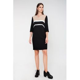 Gerades Kleid mit Paneel-Detail