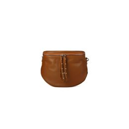 Giulia Monti Schultertasche Goldbraun