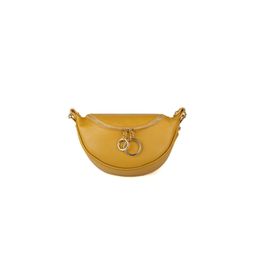 Giulia Monti Schultertasche Senfgelb