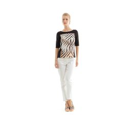 Jersey-Top mit Tiermuster