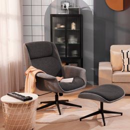 IKEA &Auml;LEBY Sessel mit Hocker
