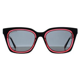 Benetton Square Womens Solid Schwarz Rosa Dunkelgrau BE5086