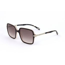 Levi's Eckige Sonnenbrille mit braunen Verlaufslinsen