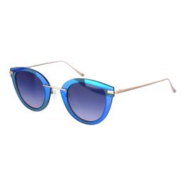 SIDNEY Damen-Sonnenbrille aus Metall in ovaler Form