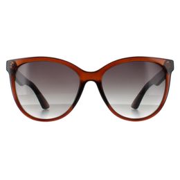 Smarty Rund Damen Transparent Braun Grau SB2312